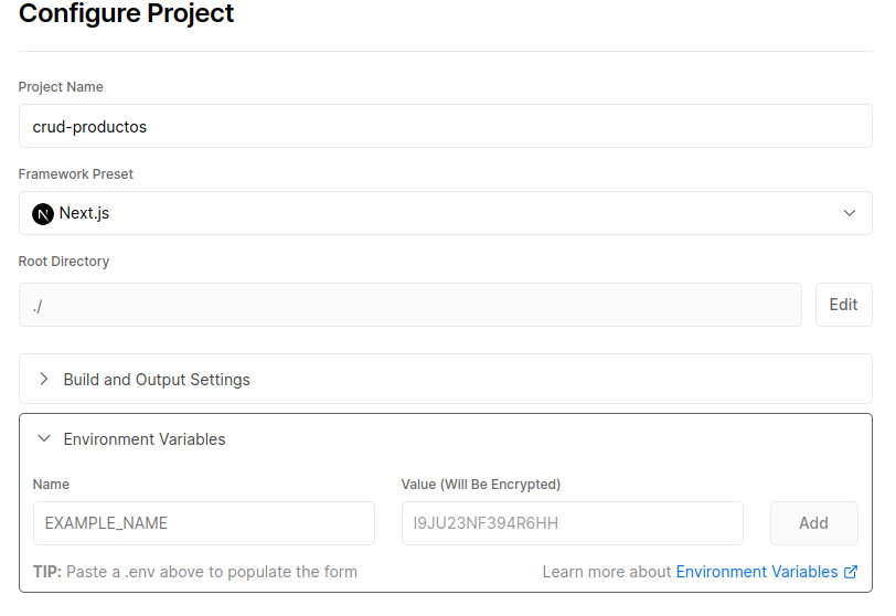 CRUD Productos | crud-productos